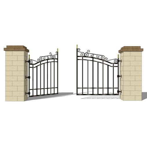 Gate 3d model Buy Download 3dbrute