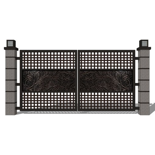 Gate 3d model Buy Download 3dbrute