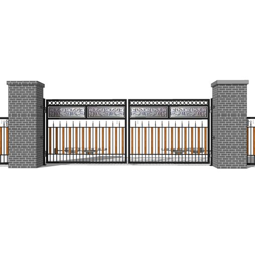 Gate 3d model Buy Download 3dbrute