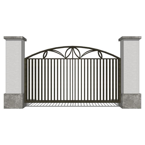 Gate 3d model Buy Download 3dbrute