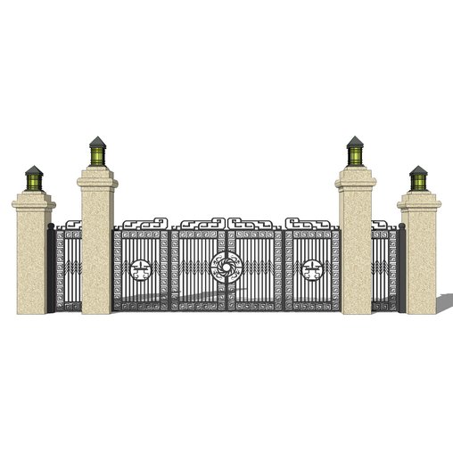 Gate 3d model Buy Download 3dbrute