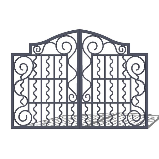 Gate 3d model Buy Download 3dbrute