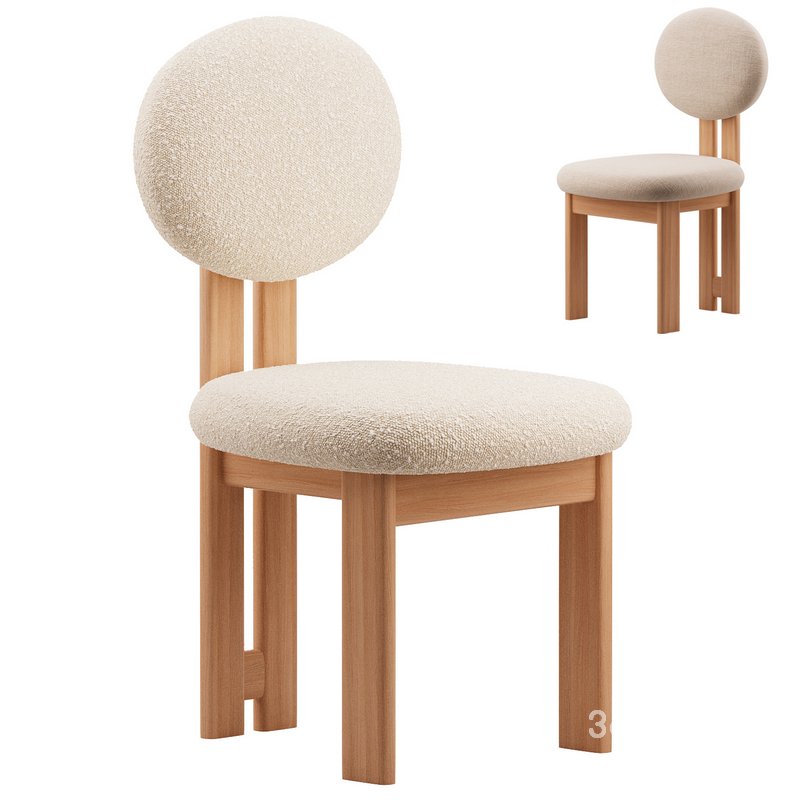 Colton Chair 3d model Buy Download 3dbrute