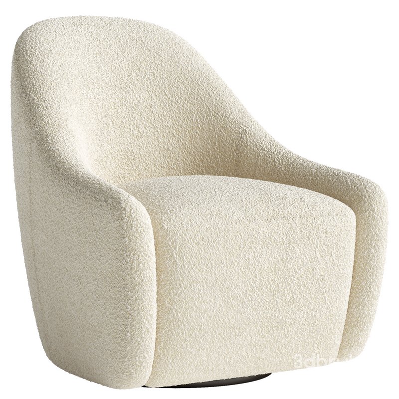 LEVI SWIVEL CHAIR-KNOLL SAND 3d model Buy Download 3dbrute