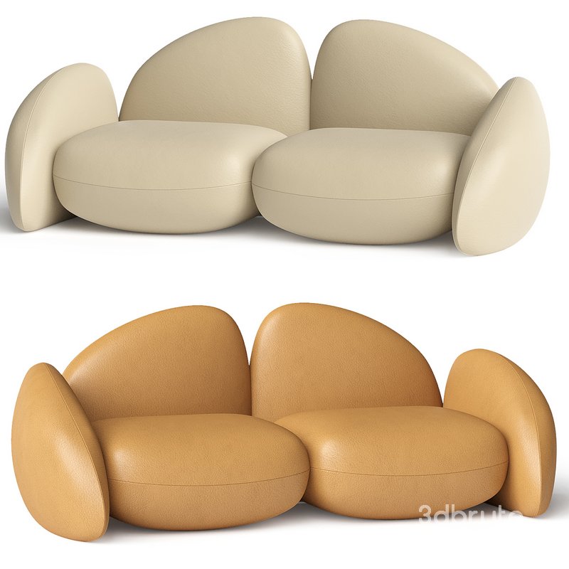 Lithos the sofa with a modern and functional design 3d model Buy ...