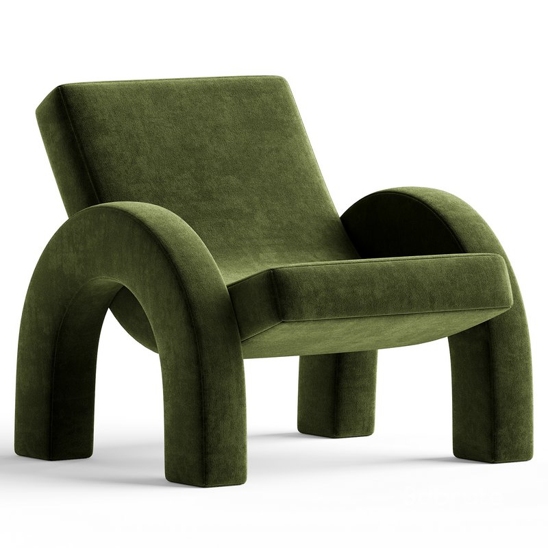 ARCO LOUNGE CHAIR 3d model Buy Download 3dbrute