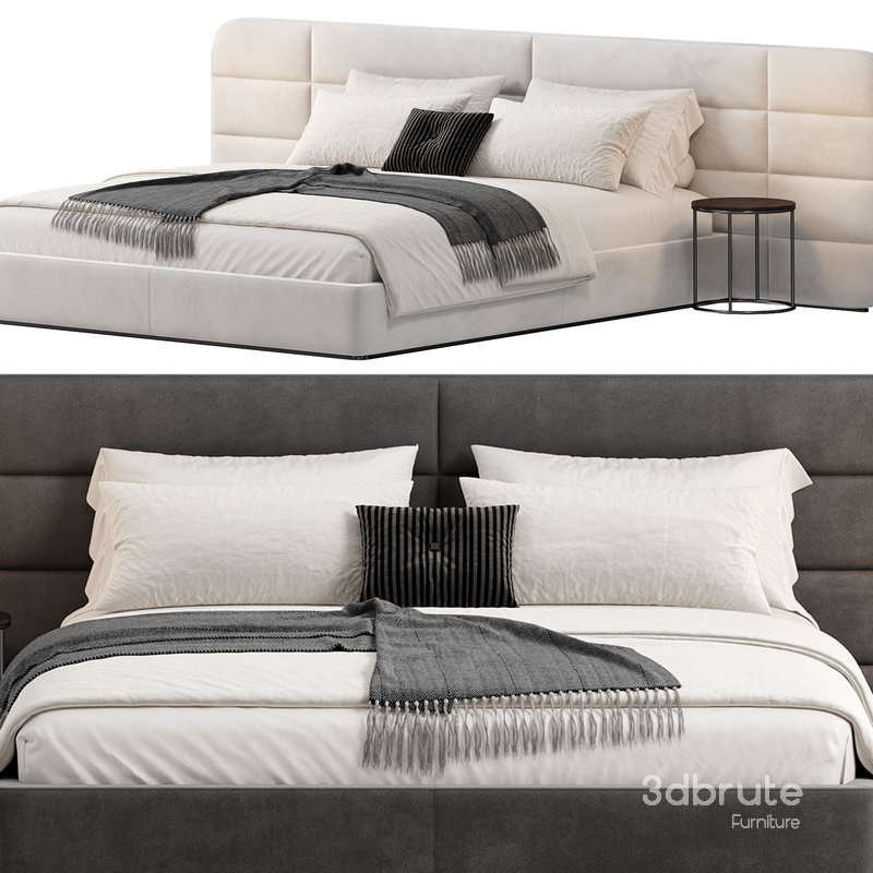 ULIVI SALOTTI Via Etruria Bed 3d model Buy Download 3dbrute