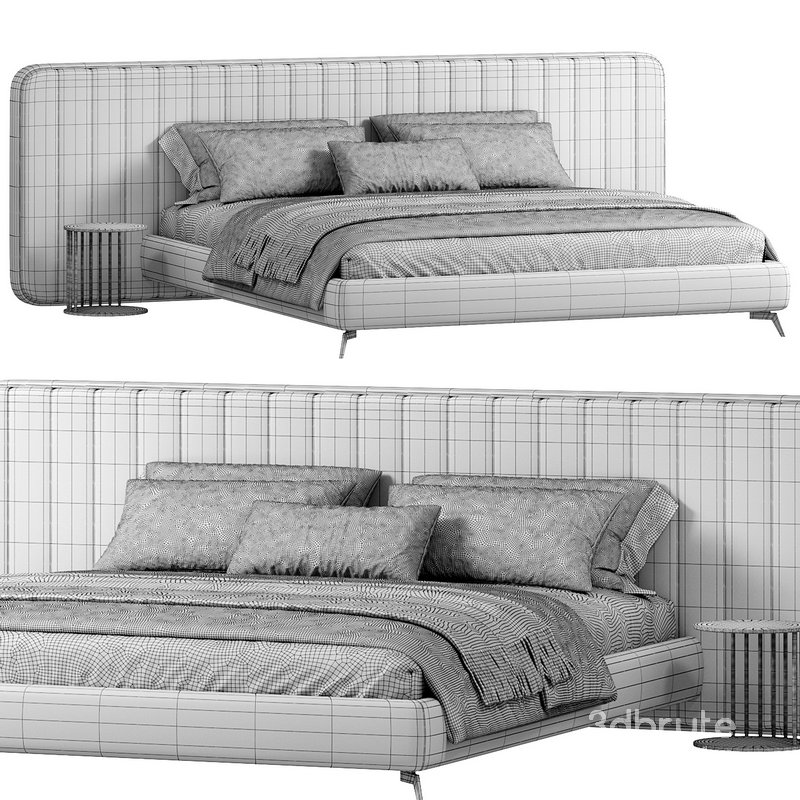 Bed K531 by delavega 3d model Buy Download 3dbrute