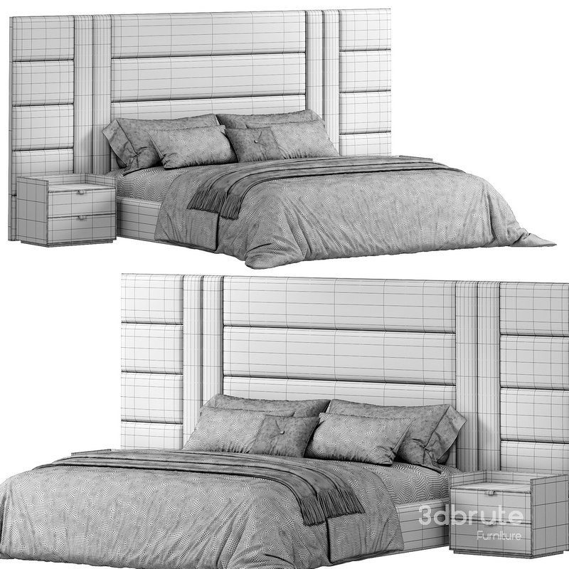 BED New York by tandem 3d model Buy Download 3dbrute