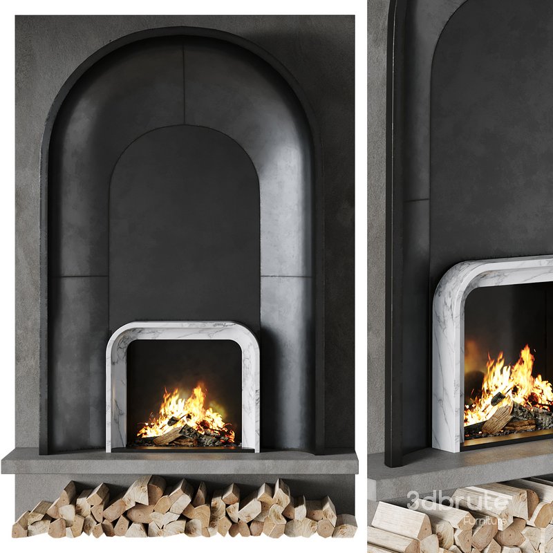 Fireplace 24 3d model Buy Download 3dbrute