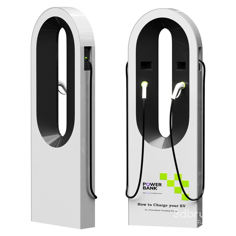 Charger Station 3d model Buy Download 3dbrute