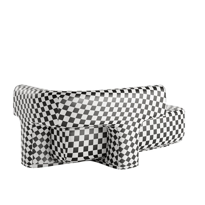 Litho sofa by Guillaume Delvigne - Pierre Frey 3d model Buy Download ...
