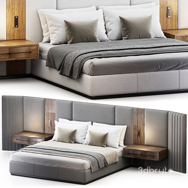 Beacon Bed by Workshop Collection 3d model Buy Download 3dbrute