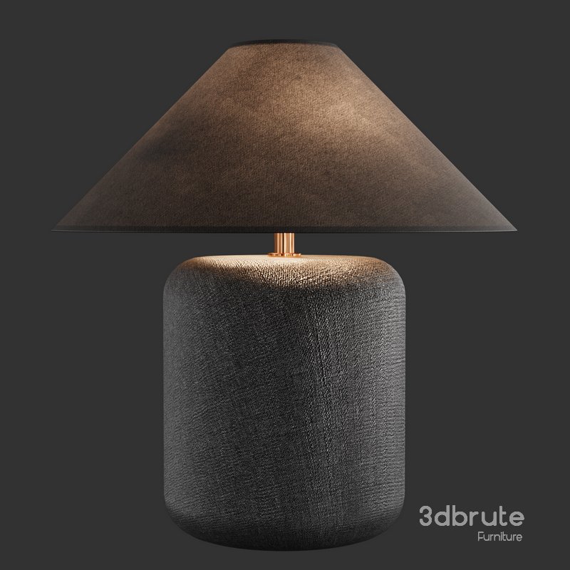 Brynn Table Lamp of Westelm (3 Models) 3d model Buy Download 3dbrute