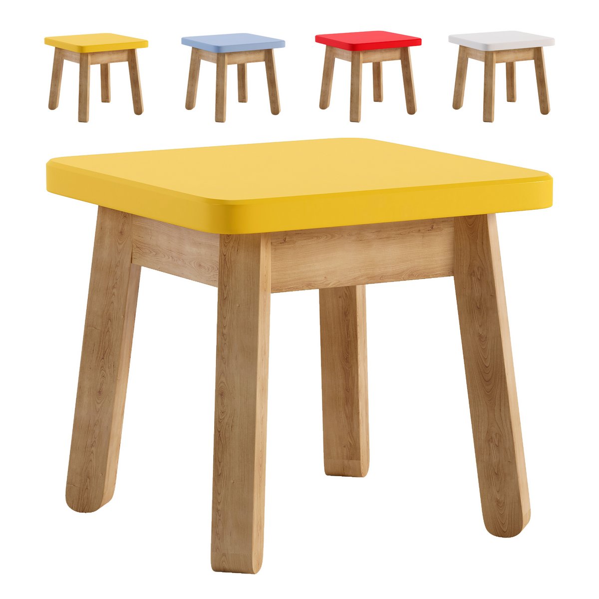 Children's chair Ruffy White 3d model Buy Download 3dbrute