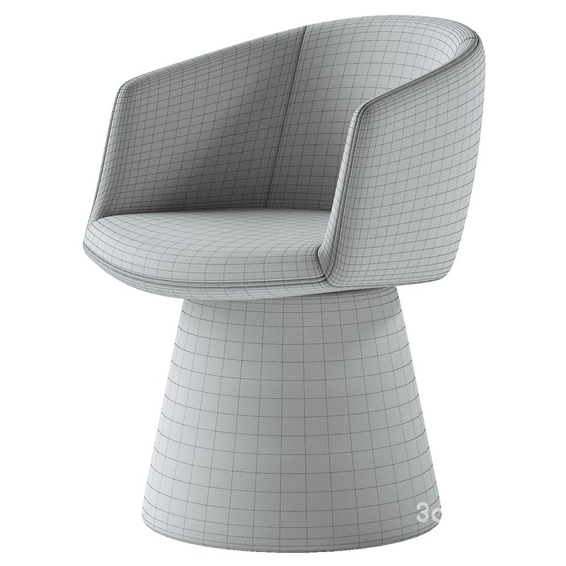LIFT SOFT swivel chair 3d model Buy Download 3dbrute