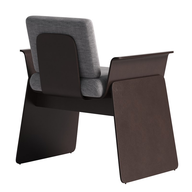 Base bend armchair 3d model Buy Download 3dbrute