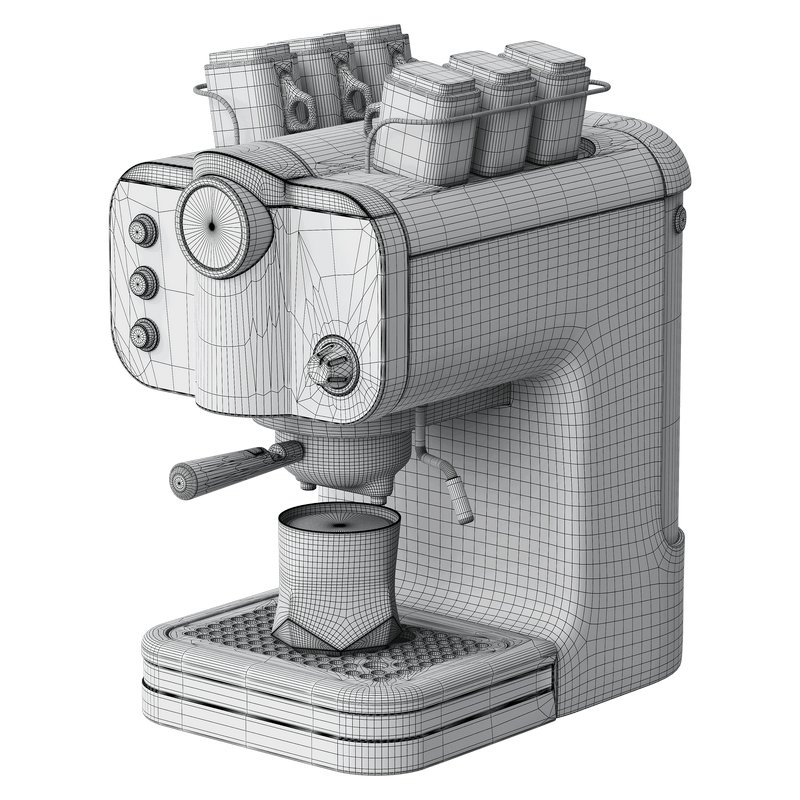 coffee maker swan sk22110cn 3d model Buy Download 3dbrute