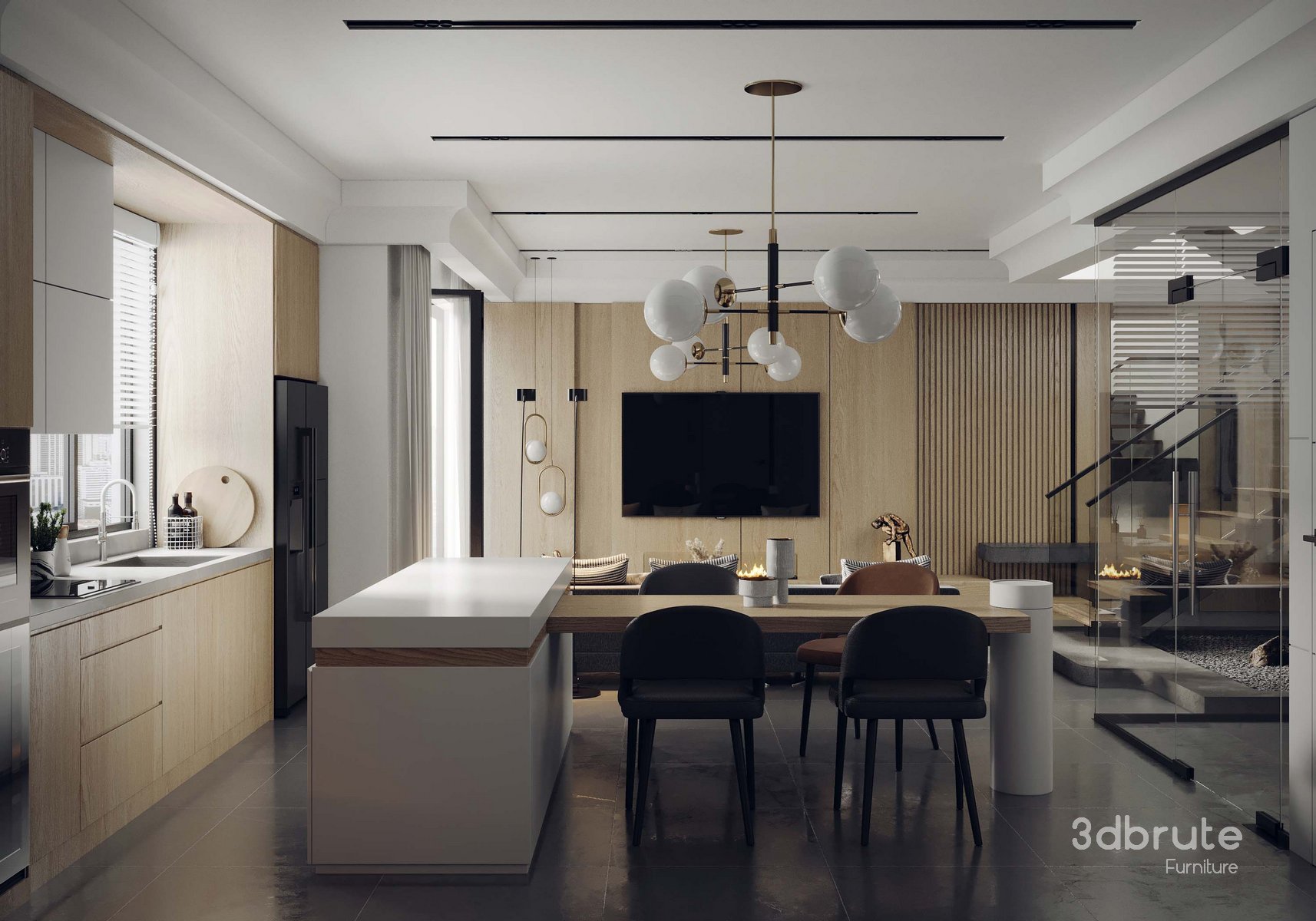 Interio Design CG 3d model Buy Download 3dbrute