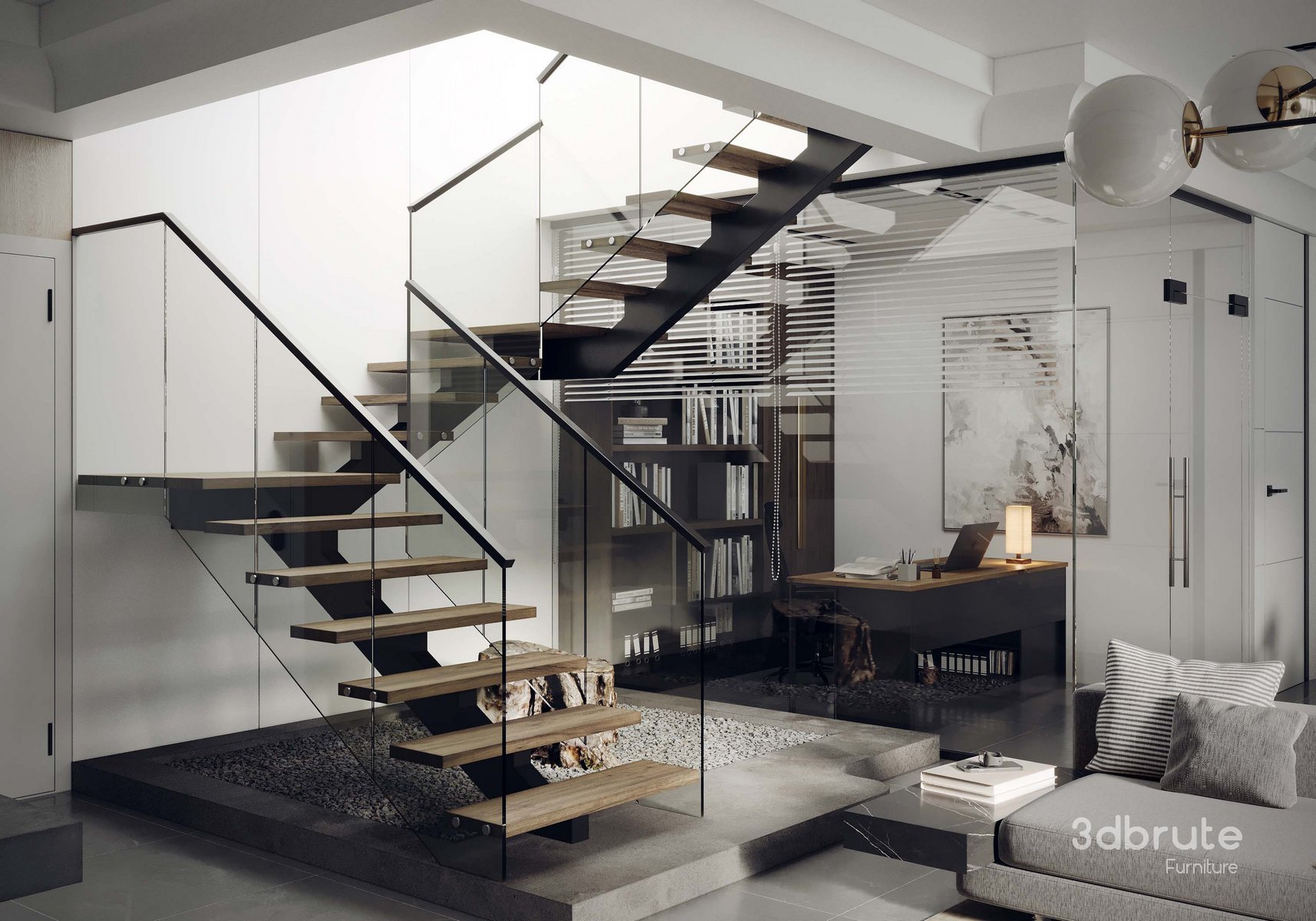 Interio Design CG 3d model Buy Download 3dbrute