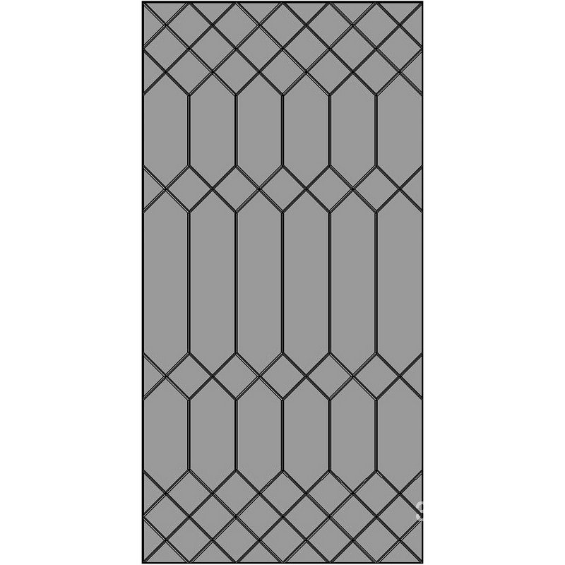 Beveled decorative mirror 101 3d model Buy Download 3dbrute