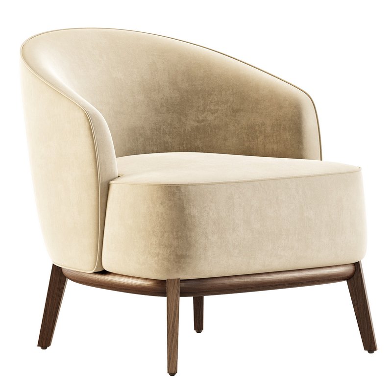 Megan Maple chair 3d model Buy Download 3dbrute