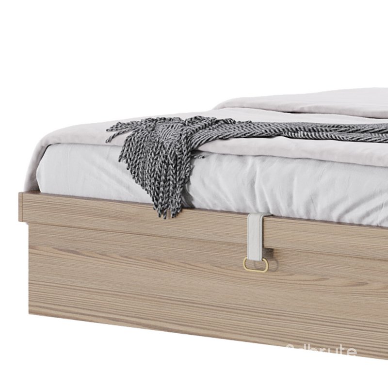 Lilas bed by Gallotti&Radice 3d model Buy Download 3dbrute