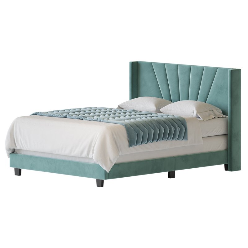 Lilas bed by Gallotti&Radice 3d model Buy Download 3dbrute