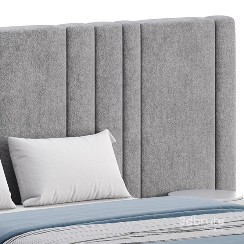 Lilas bed by Gallotti&Radice 3d model Buy Download 3dbrute