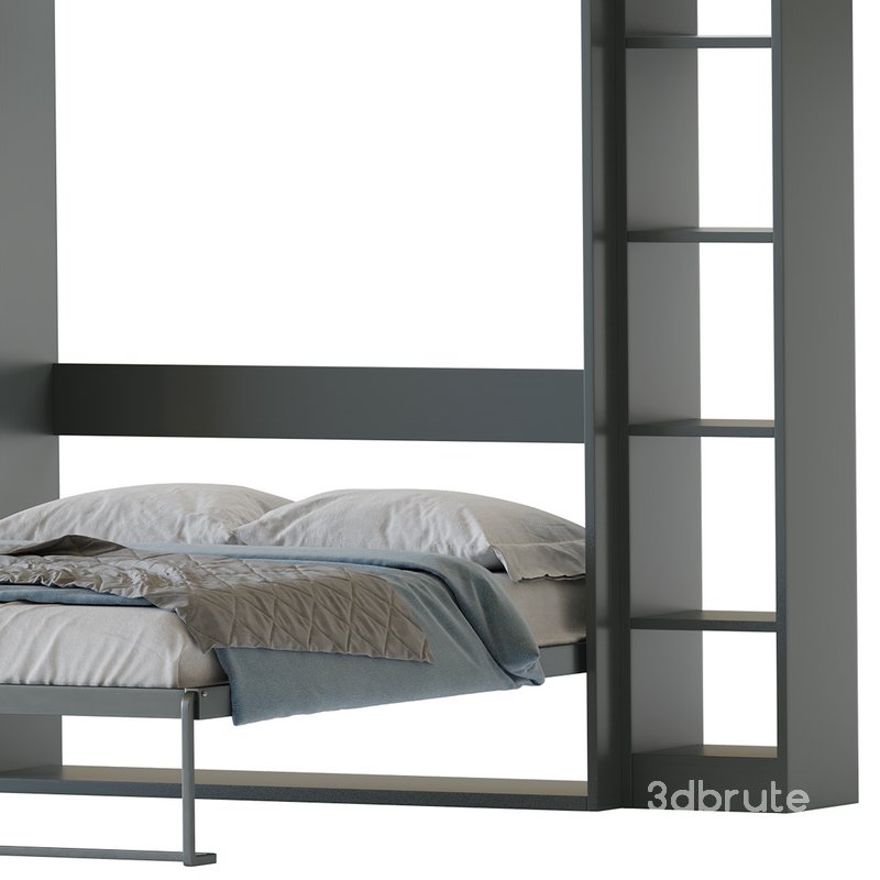 Mjkone Murphy Bed 3d model Buy Download 3dbrute