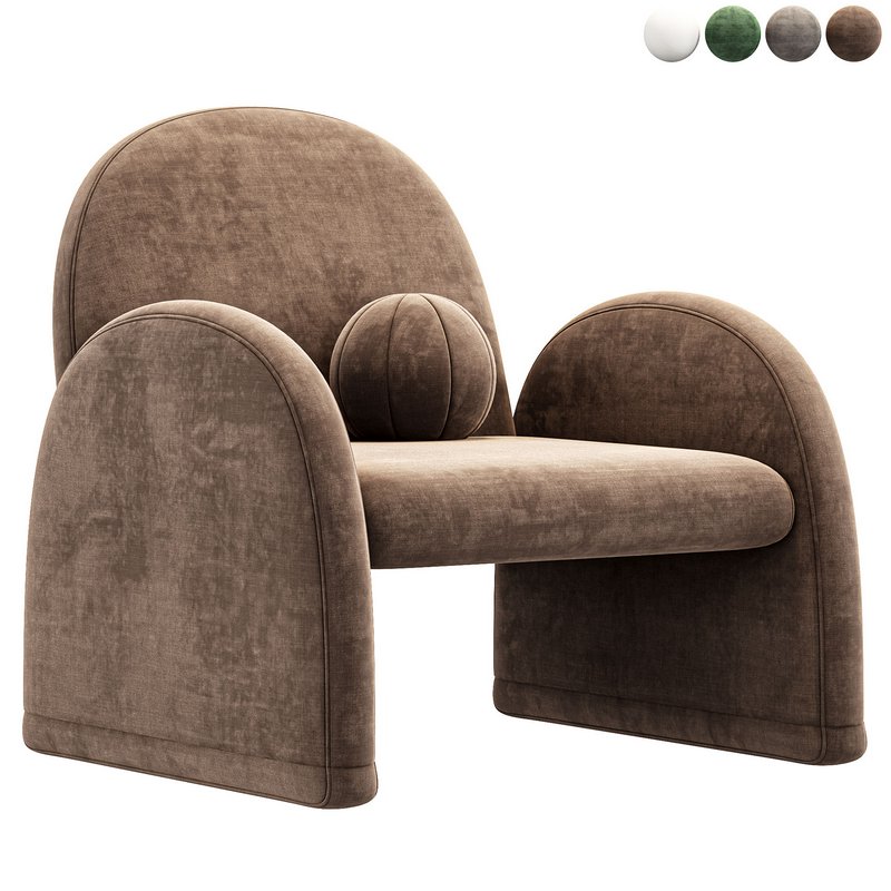 Nicola Chair By Highfashionhome 3d model Buy Download 3dbrute