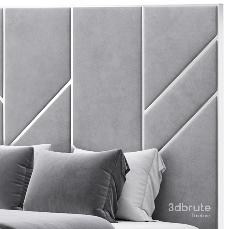 Bed VISTA 2 3d model Buy Download 3dbrute