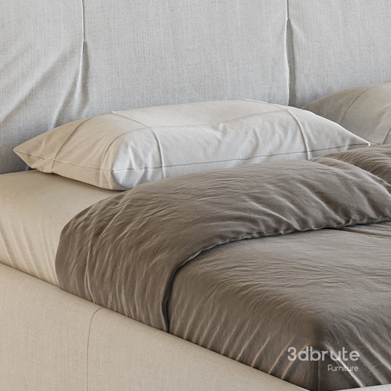Papilo bed 3d model Buy Download 3dbrute