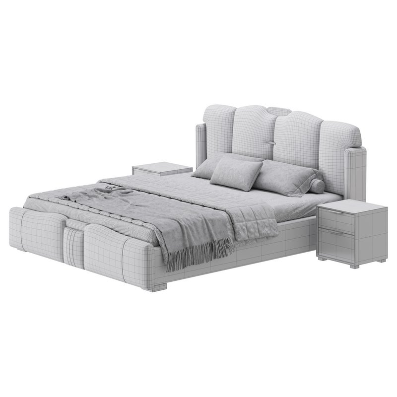Leir bed 3d model Buy Download 3dbrute