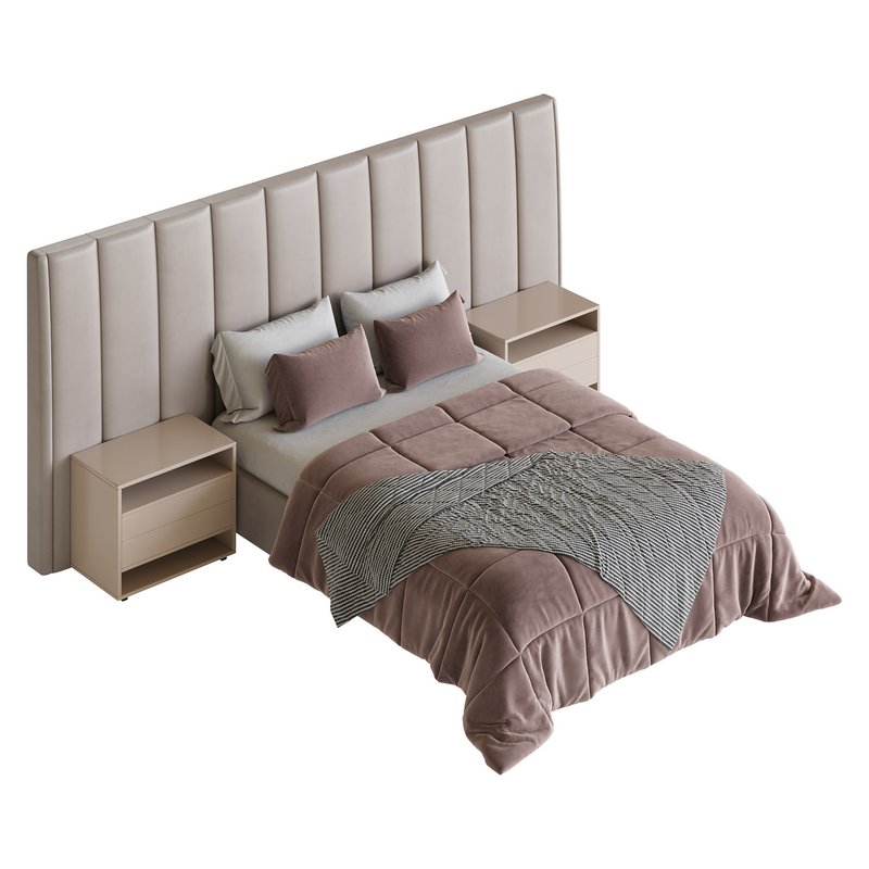 Nikay II bed 3d model Buy Download 3dbrute