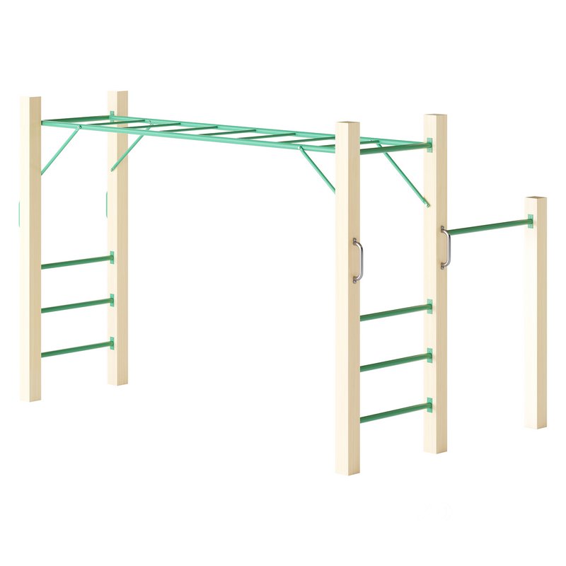 AMAZON 3M MONKEY BAR SET 3d model Buy Download 3dbrute