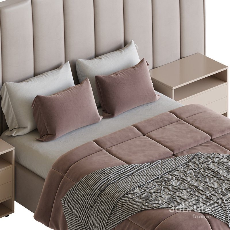 Nikay II bed 3d model Buy Download 3dbrute
