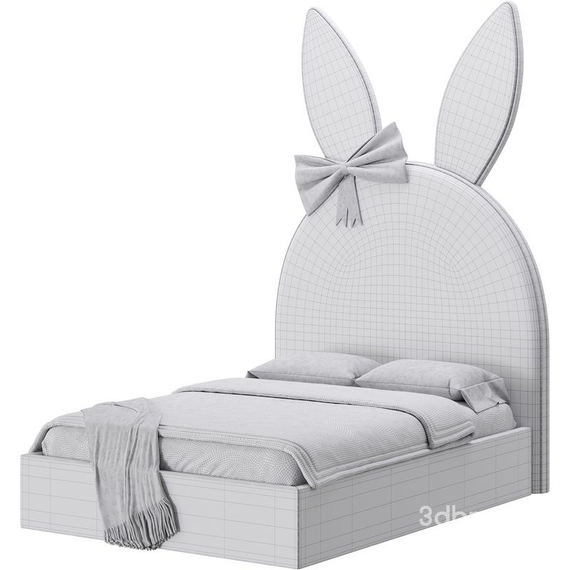 Bunny kids bed 3d model Buy Download 3dbrute