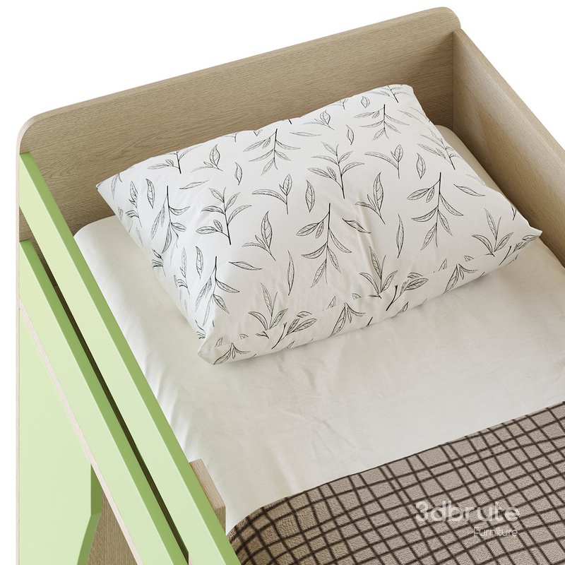Bunk bed Funky Kids 2 3d model Buy Download 3dbrute