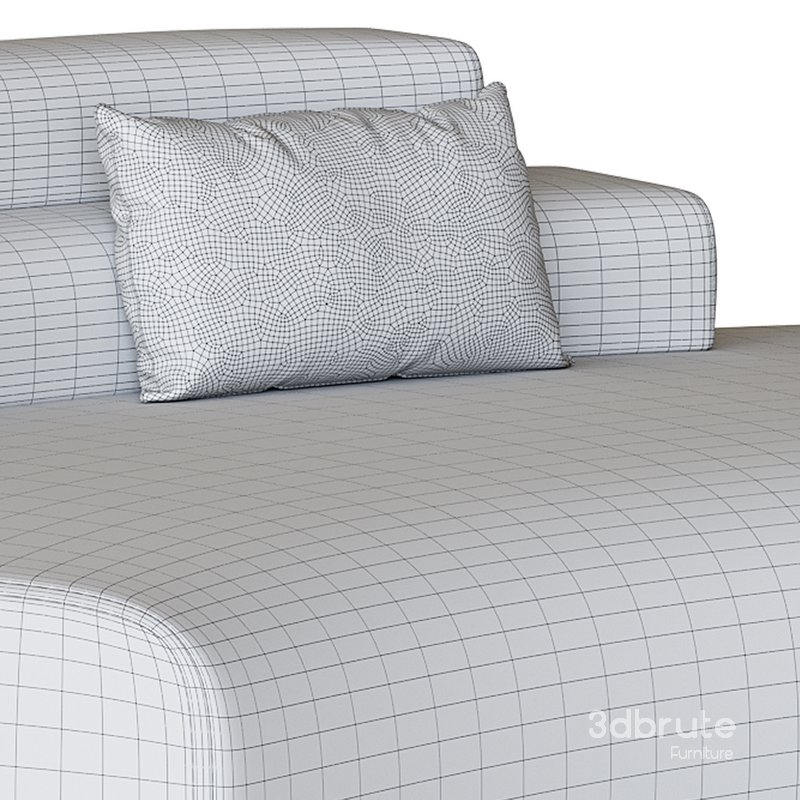 CLELIA SOFA 3d model Buy Download 3dbrute