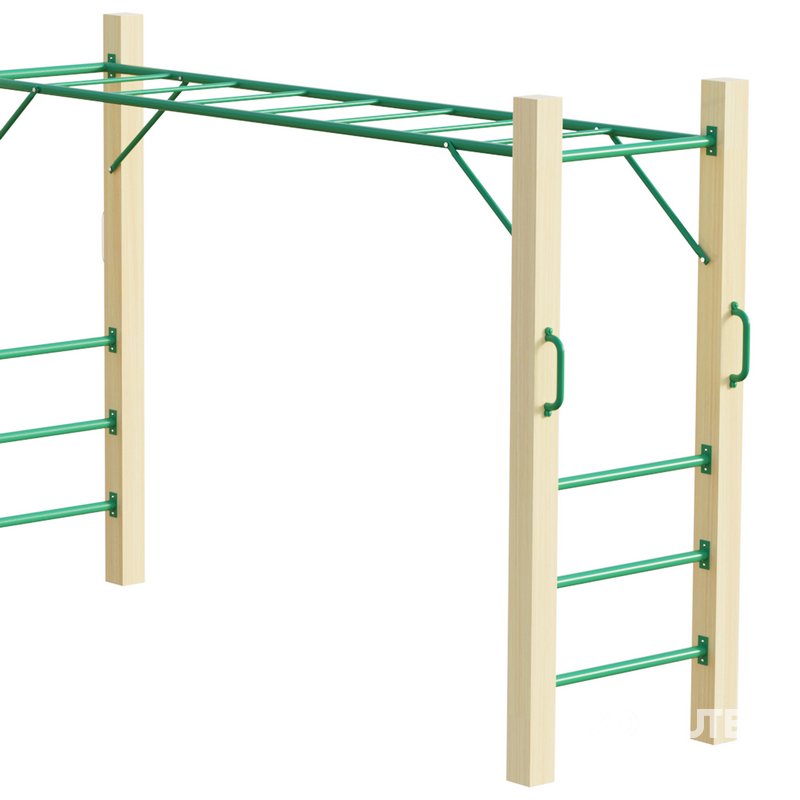 AMAZON 3M MONKEY BAR SET 3d model Buy Download 3dbrute