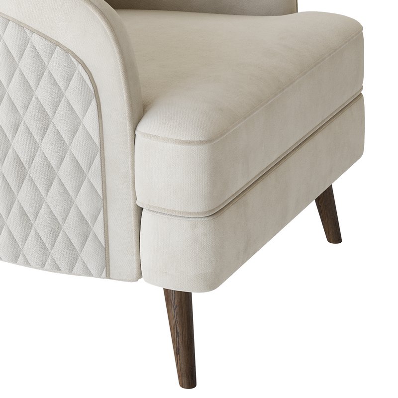 FH-7272 Boston Arm Chairs Pair 3d model Buy Download 3dbrute