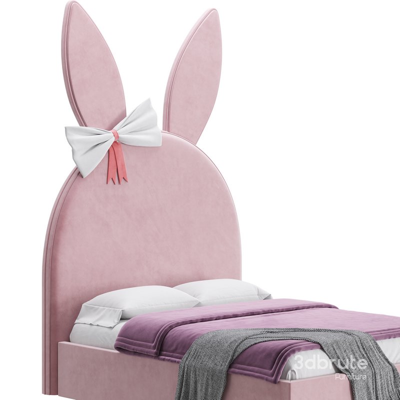 Bunny kids bed 3d model Buy Download 3dbrute