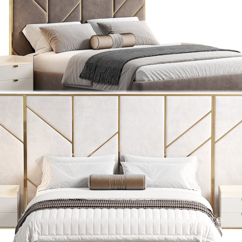 VISTA 2 Bed by cazarina - 3dbrute : 3dmodel furniture and decor