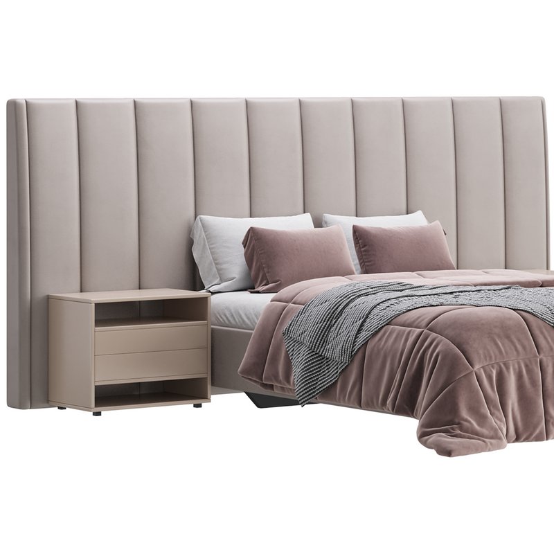 Nikay II bed 3d model Buy Download 3dbrute