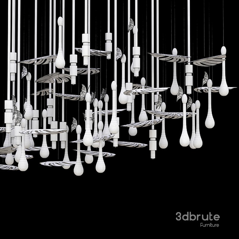 RAINFOREST SUSPENSION BY CASTRO LIGHTING 3d model Buy Download 3dbrute