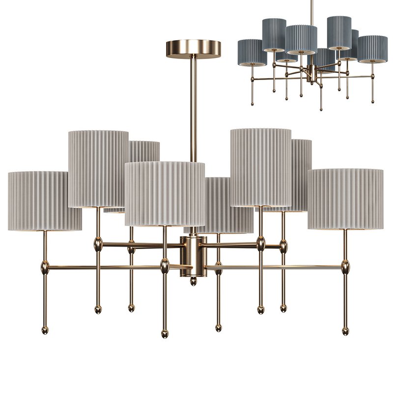 Ceiling lamp fabric lampshades 3d model Buy Download 3dbrute