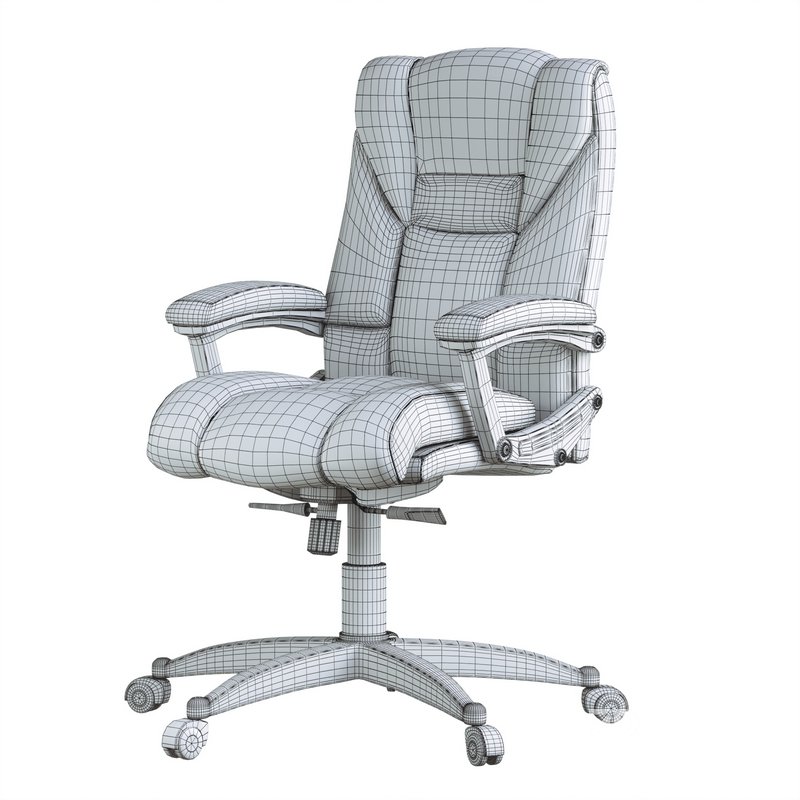 Washington Executive Office Chair 3d model Buy Download 3dbrute