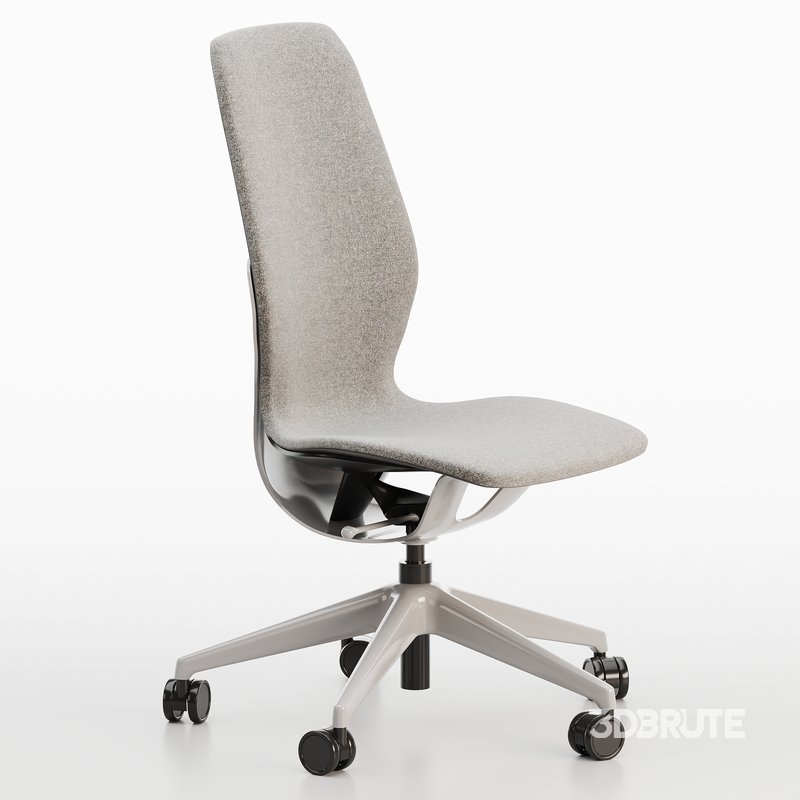SILQ ARMLESS CHAIR 3d model Buy Download 3dbrute