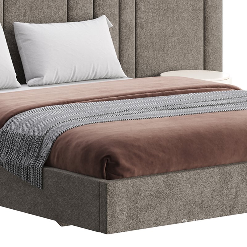Dharmi bed 3d model Buy Download 3dbrute
